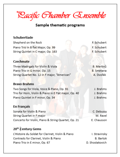 PCE Sample Programs – PCMA